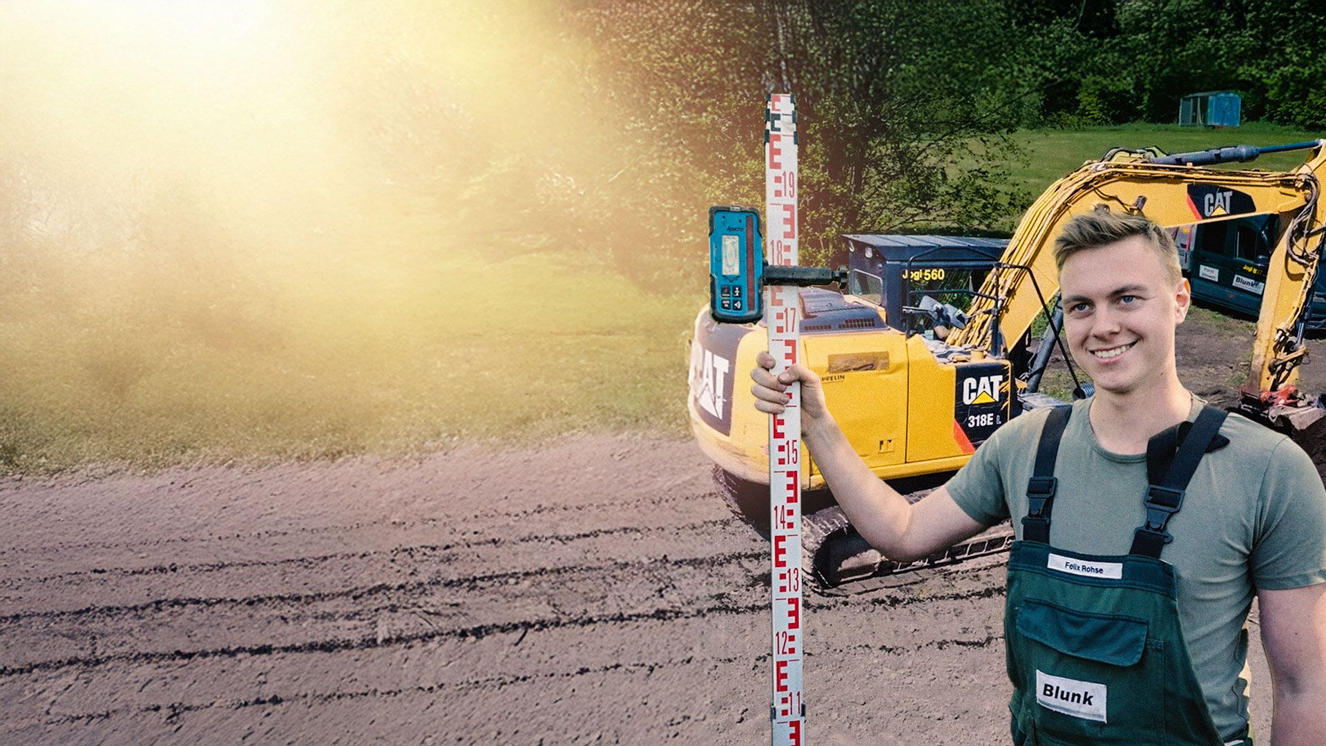 BLUNK - Feld-Drainage Baustelle mit CAT-Bagger kostenlos streamen | Joyn